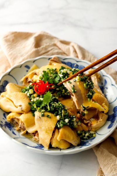 白切鸡摆盘视频教程_如何摆盘好看-第3张图片-山城妙识