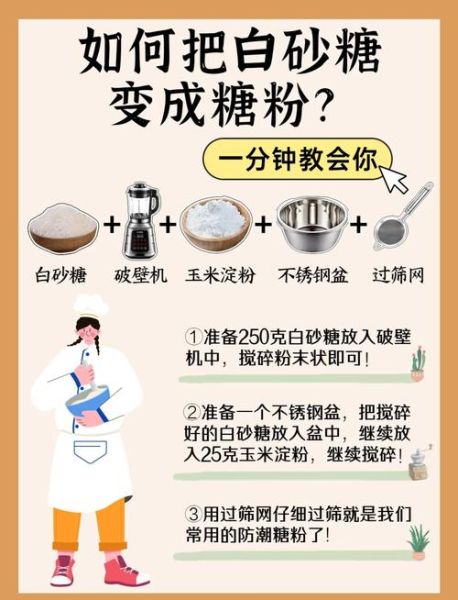 糖粉怎么自己制作_自制糖粉需要哪些材料-第1张图片-山城妙识 糖粉怎么自己制作_自制糖粉需要哪些材料-第1张图片-山城妙识