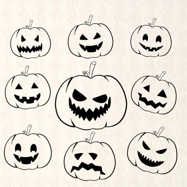 南瓜灯简笔画教程_怎么画简单又好看-第1张图片-山城妙识 南瓜灯简笔画教程_怎么画简单又好看-第1张图片-山城妙识