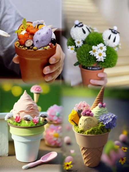 盆栽冰淇淋怎么做_盆栽冰淇淋DIY教程-第3张图片-山城妙识
