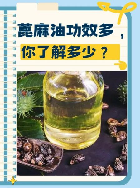 蓖麻油是什么油_蓖麻油的功效与作用-第3张图片-山城妙识