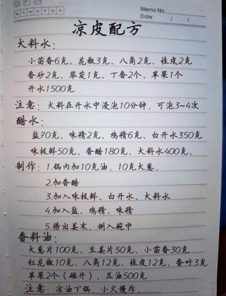 自制凉皮调料怎么做_凉皮调料汁配方比例-第3张图片-山城妙识