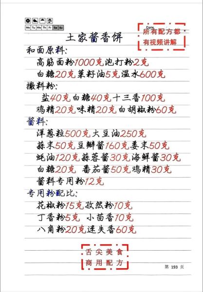 土家酱香饼怎么做_土家酱香饼配方比例-第2张图片-山城妙识