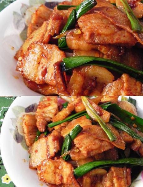 青蒜炒五花肉怎么做_青蒜炒五花肉先炒肉还是先炒蒜-第1张图片-山城妙识