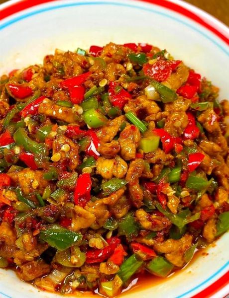 花椒肉丁怎么做_家常花椒肉丁做法视频-第2张图片-山城妙识