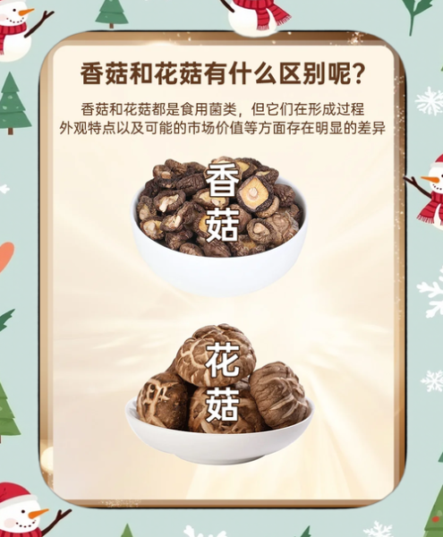 野生花菇和香菇的区别_哪个更营养-第1张图片-山城妙识