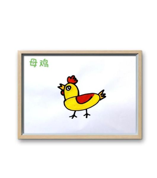 母鸡简笔画怎么画_母鸡简笔画步骤-第3张图片-山城妙识