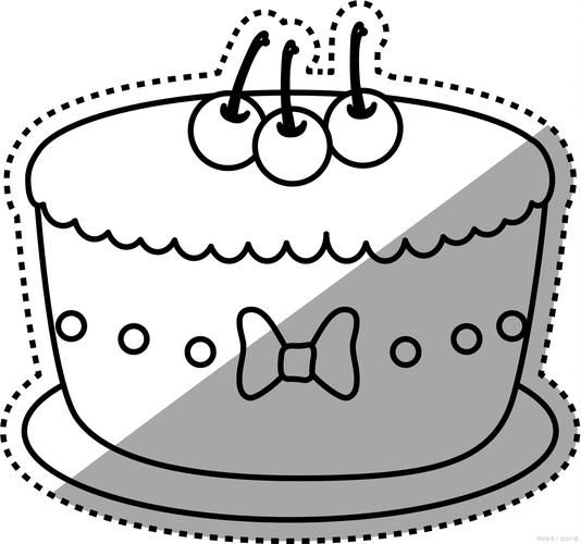 蛋糕简笔画怎么画_蛋糕简笔画大全简单漂亮-第3张图片-山城妙识 蛋糕简笔画怎么画_蛋糕简笔画大全简单漂亮-第3张图片-山城妙识