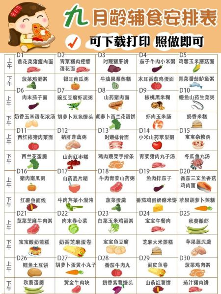 9个月宝宝辅食食谱大全_如何制作-第1张图片-山城妙识