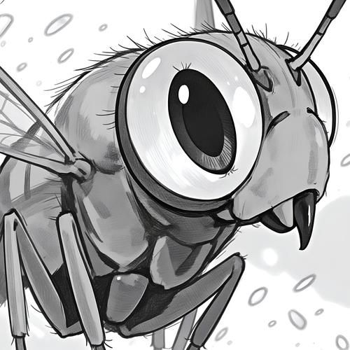 苍蝇头像怎么画_苍蝇头像简笔画教程-第1张图片-山城妙识