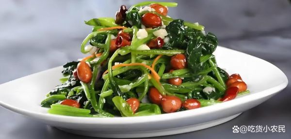 陈醋菠菜花生米怎么做_凉拌陈醋菠菜花生米做法-第2张图片-山城妙识
