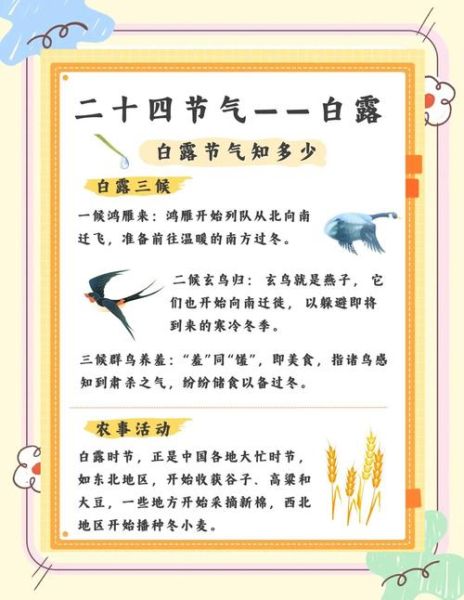 白露节气是什么意思_白露节气有哪些习俗-第1张图片-山城妙识 白露节气是什么意思_白露节气有哪些习俗-第1张图片-山城妙识