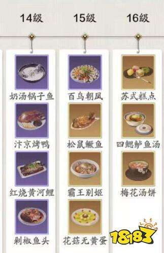 天刀烹饪食谱大全_天刀烹饪食谱怎么获得-第3张图片-山城妙识