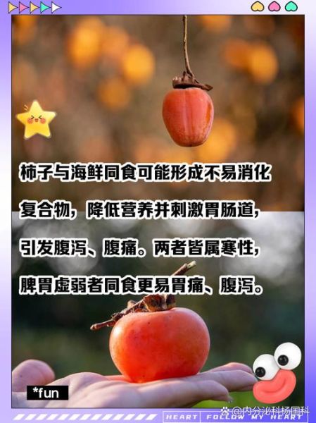 吃柿子不能和什么一起吃_空腹吃柿子有什么危害-第2张图片-山城妙识