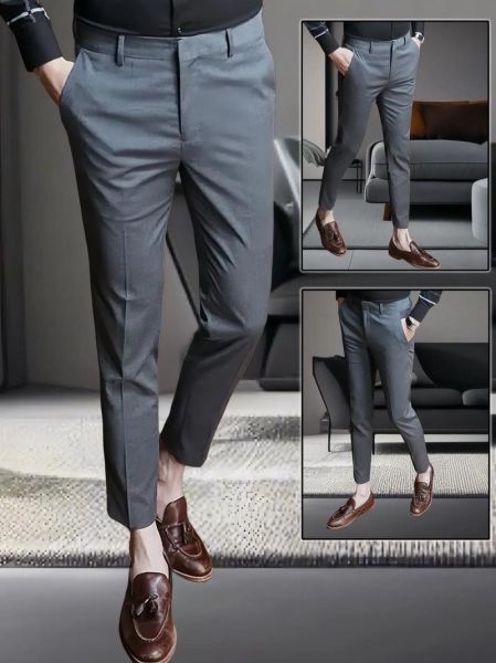 男士西裤配什么鞋_如何挑选修身版型-第1张图片-山城妙识