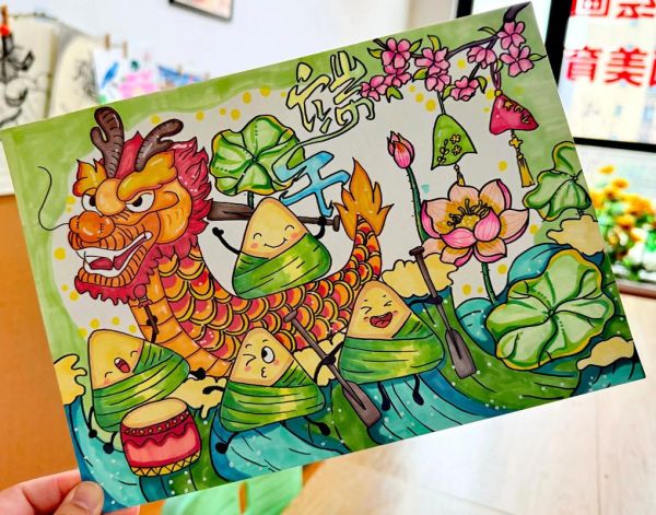 端午节主题画怎么画_端午节主题画元素有哪些-第2张图片-山城妙识