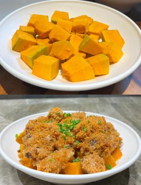 南瓜粉蒸肉怎么做_蒸肉米粉怎么调-第1张图片-山城妙识