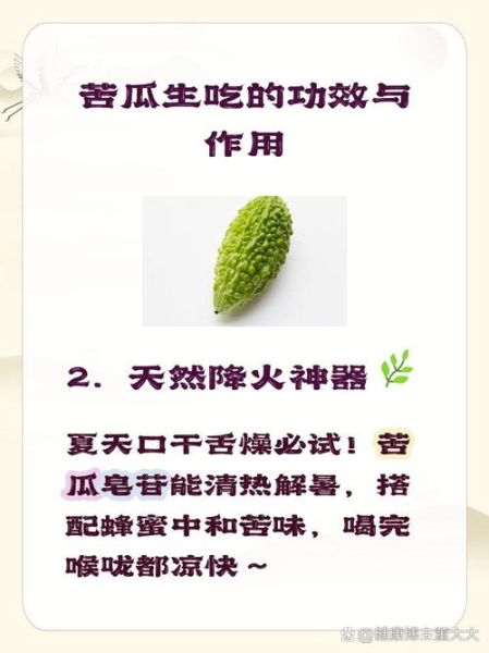 生吃苦瓜的正确吃法_生吃苦瓜怎么吃才不苦-第1张图片-山城妙识