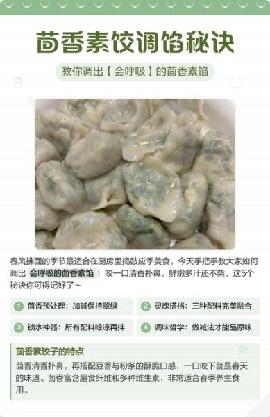 茴香素馅饺子放啥最好吃_素馅搭配秘诀-第1张图片-山城妙识