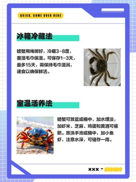 大闸蟹怎么保存才不死_活蟹能放冰箱吗-第3张图片-山城妙识