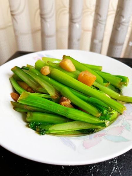 清炒菜心怎么做_清炒菜心饭店做法-第2张图片-山城妙识