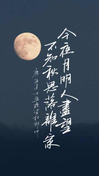 中秋节经典诗句有哪些_如何写中秋文案-第2张图片-山城妙识 中秋节经典诗句有哪些_如何写中秋文案-第2张图片-山城妙识