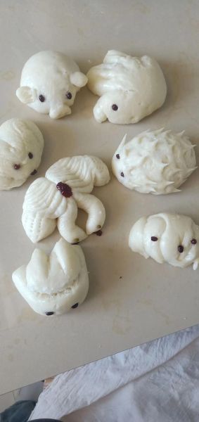花样面食做法大全带图解动物_怎么做动物造型馒头-第3张图片-山城妙识