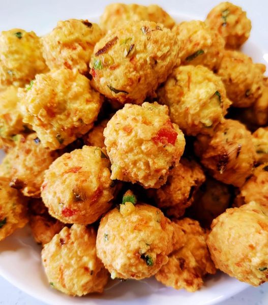 豆腐丸子怎么做才外酥里嫩_家常豆腐丸子视频教学-第3张图片-山城妙识