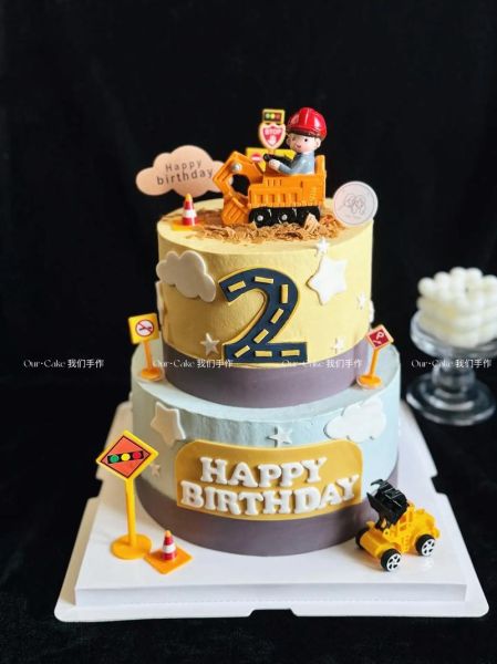 小男孩生日蛋糕图片_如何挑选不翻车-第2张图片-山城妙识