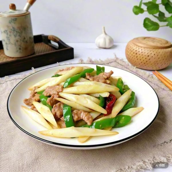 茭瓜炒肉怎么炒好吃_茭瓜炒肉要不要焯水-第1张图片-山城妙识 茭瓜炒肉怎么炒好吃_茭瓜炒肉要不要焯水-第1张图片-山城妙识