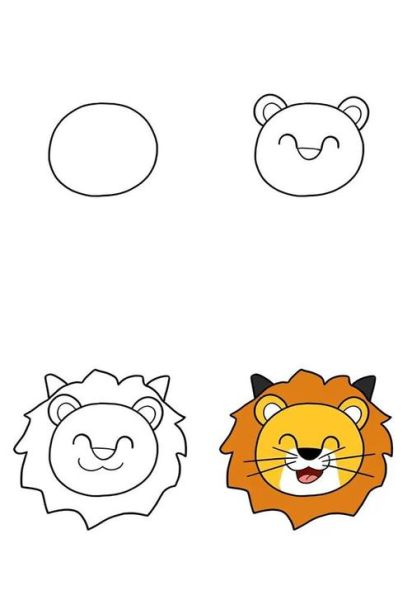 狮子头图片怎么画_狮子头简笔画步骤-第1张图片-山城妙识 狮子头图片怎么画_狮子头简笔画步骤-第1张图片-山城妙识