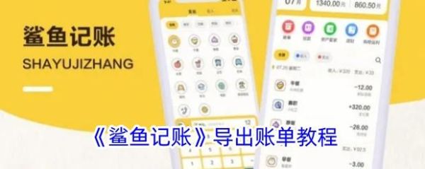 鲨鱼记账怎么导出数据_鲨鱼记账安全吗-第1张图片-山城妙识
