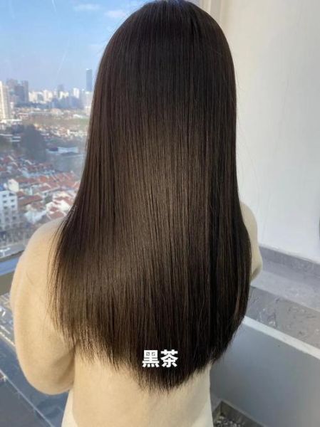 黑茶色头发效果图_黑茶色头发适合什么肤色-第1张图片-山城妙识