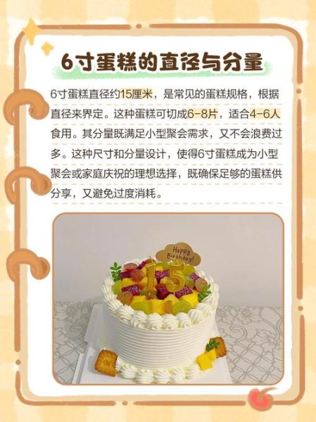 6寸蛋糕够几个人吃_6寸蛋糕会不会太小了-第3张图片-山城妙识