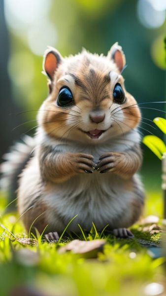 松鼠图片可爱_松鼠为什么这么萌-第1张图片-山城妙识