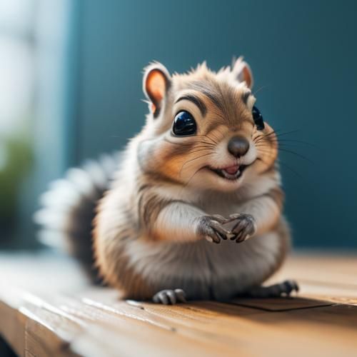 松鼠图片可爱_松鼠为什么这么萌-第3张图片-山城妙识