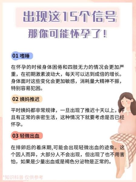 怀孕的前兆有哪些_怀孕初期症状表现-第3张图片-山城妙识 怀孕的前兆有哪些_怀孕初期症状表现-第3张图片-山城妙识