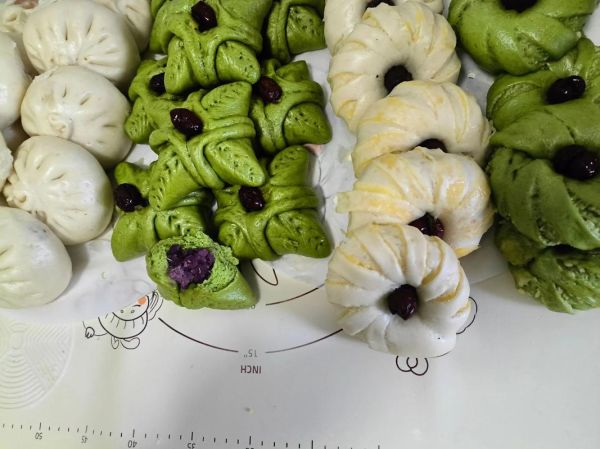 蔬菜馒头怎么做_花样造型大全-第2张图片-山城妙识