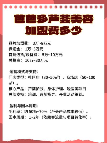 美容护肤加盟哪个品牌好_加盟费多少钱-第1张图片-山城妙识
