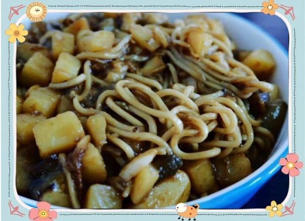 茄子豆角焖面怎么做_家常做法步骤详解-第2张图片-山城妙识