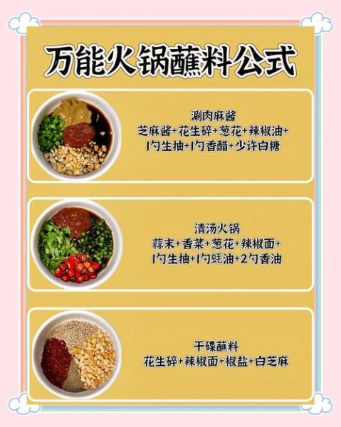 火锅酱料怎么配_火锅蘸料怎么调才好吃-第2张图片-山城妙识