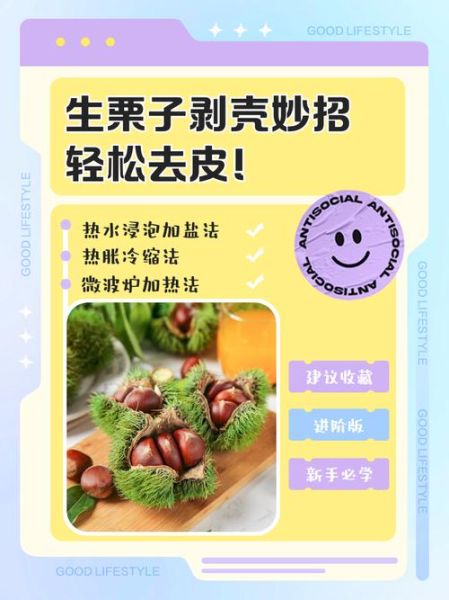 生栗子怎么快速去皮_生栗子剥皮小窍门-第1张图片-山城妙识