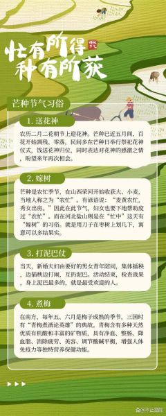 芒种节气的由来_芒种有哪些传统习俗-第3张图片-山城妙识
