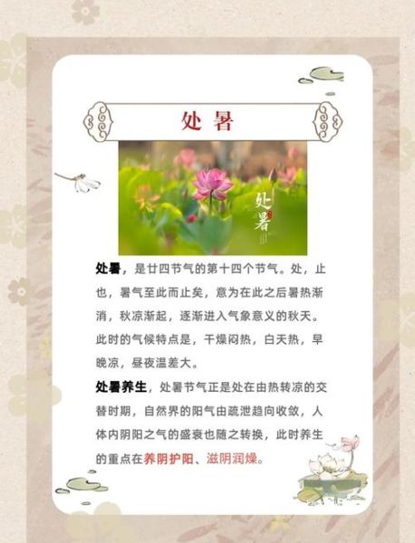立秋和处暑是什么意思_区别与养生要点-第1张图片-山城妙识