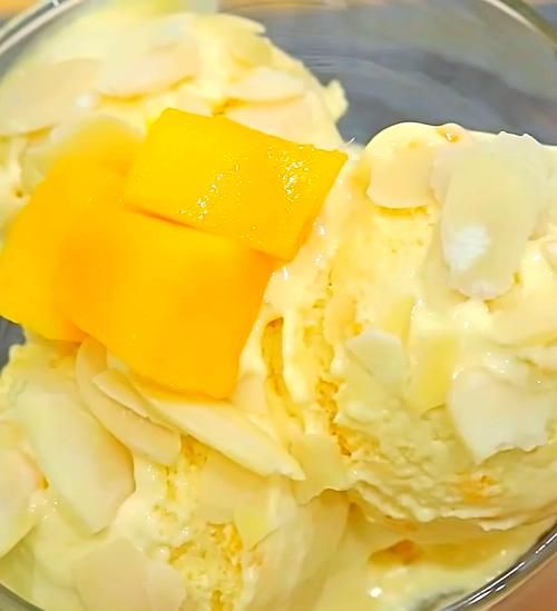 芒果纯牛奶自制冰淇淋怎么做_芒果纯牛奶冰淇淋做法-第2张图片-山城妙识