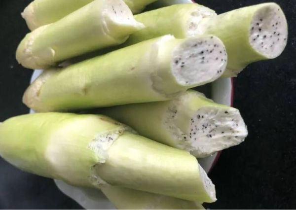 茭白里面有黑点是怎么回事_茭白黑点还能吃吗-第2张图片-山城妙识