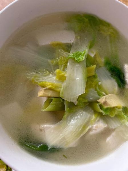 小白菜炖豆腐怎么做_小白菜炖豆腐的家常做法-第3张图片-山城妙识
