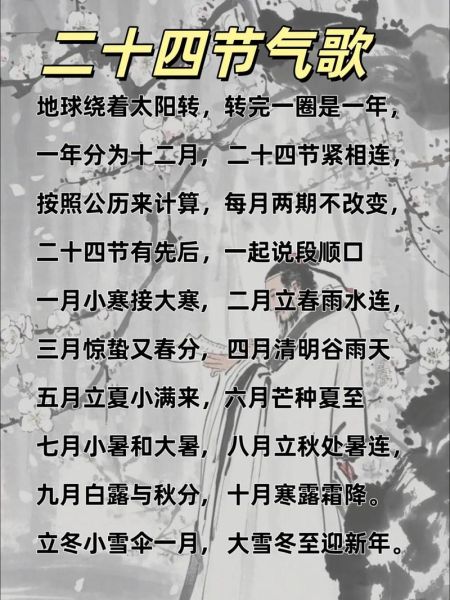 24节气怎么背_24节气顺口溜有哪些-第3张图片-山城妙识 24节气怎么背_24节气顺口溜有哪些-第3张图片-山城妙识