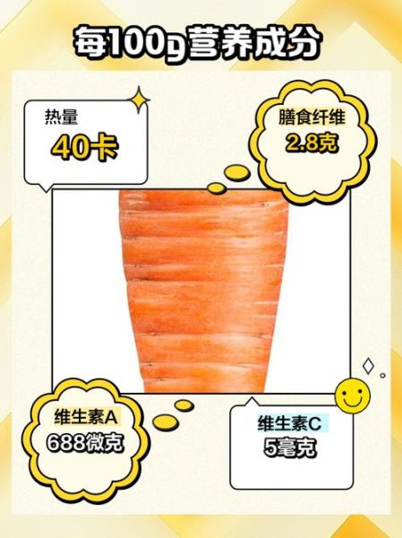 胡萝卜营养成分表_胡萝卜热量高吗-第2张图片-山城妙识