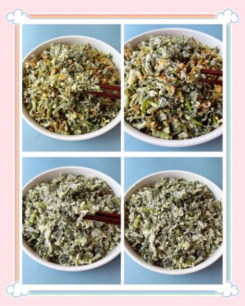 湖北粉蒸茼蒿怎么做_蒸多久才最嫩-第3张图片-山城妙识